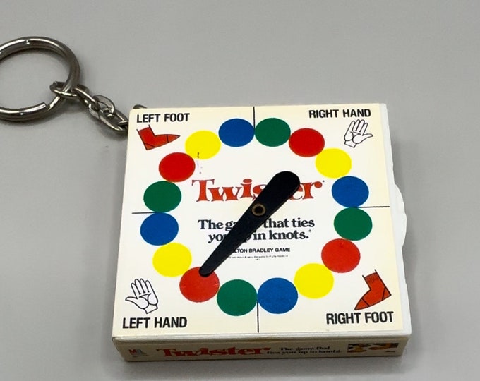 1998 Twister Game Keychain, Hasbro Inc. - Etsy