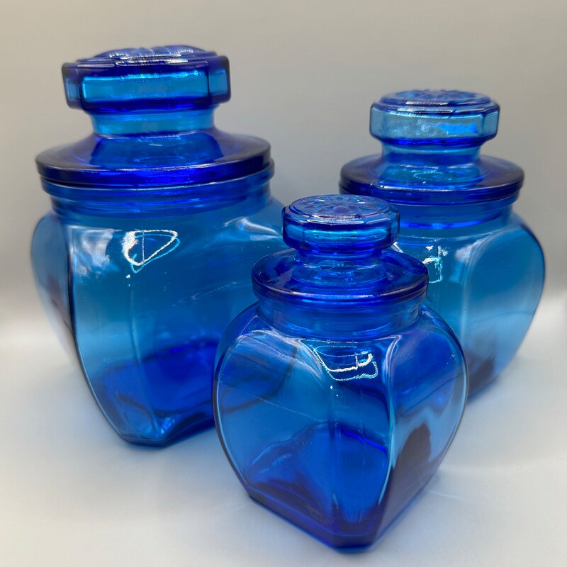 Cobalt Blue Jar - Etsy