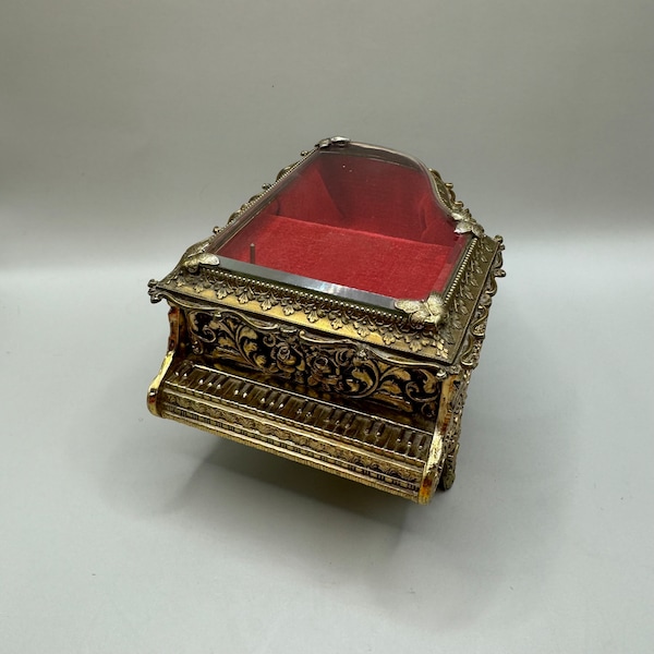 Brass Piano Music Box - Etsy