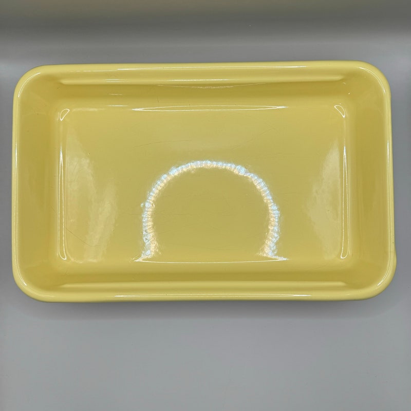 Yellow Enamel Pan - Etsy