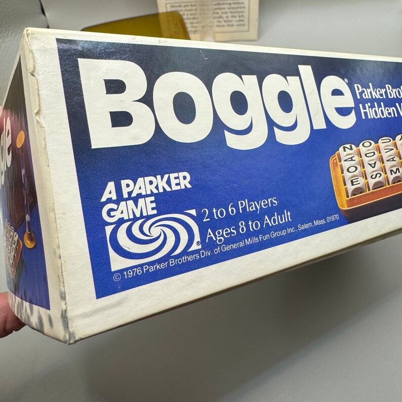 1977 Boggle Game With Instructions - Etsy