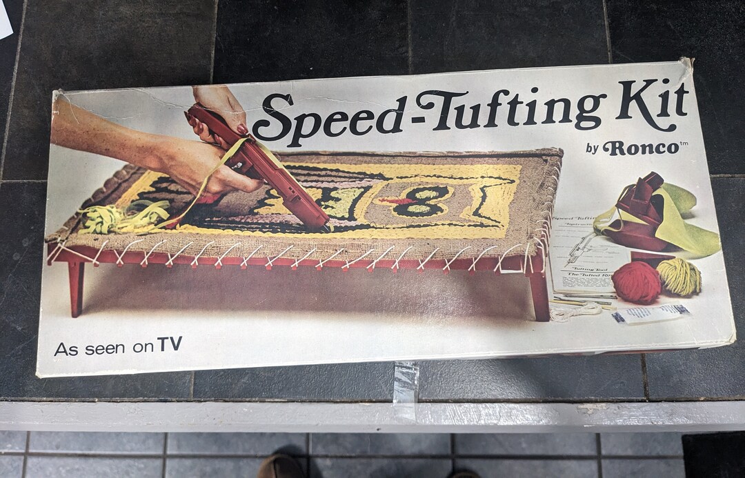 Speed-tufting Kit by Ronco 1975 - Etsy