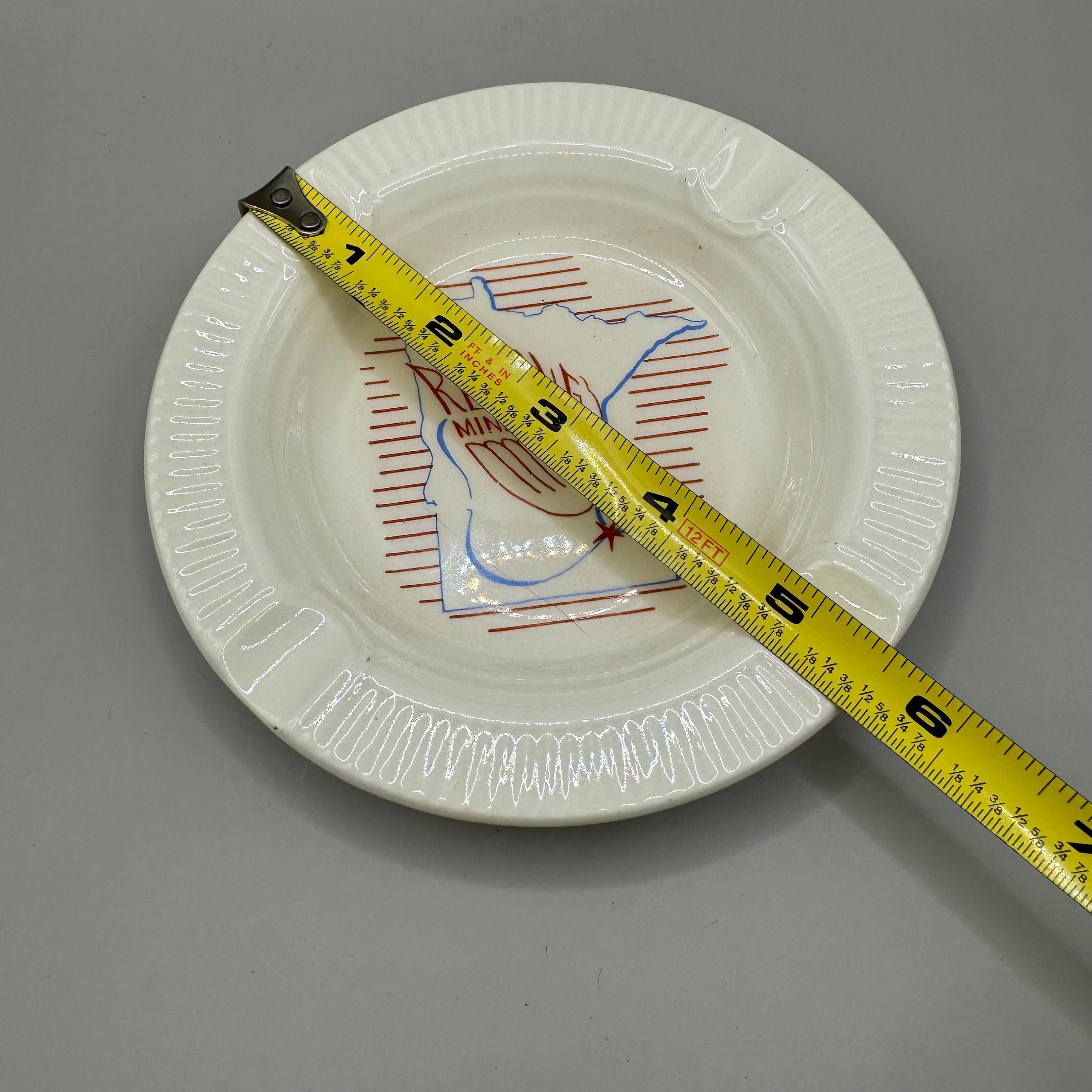 Red Wing Pottery Ashtray Minnesota Love - Etsy