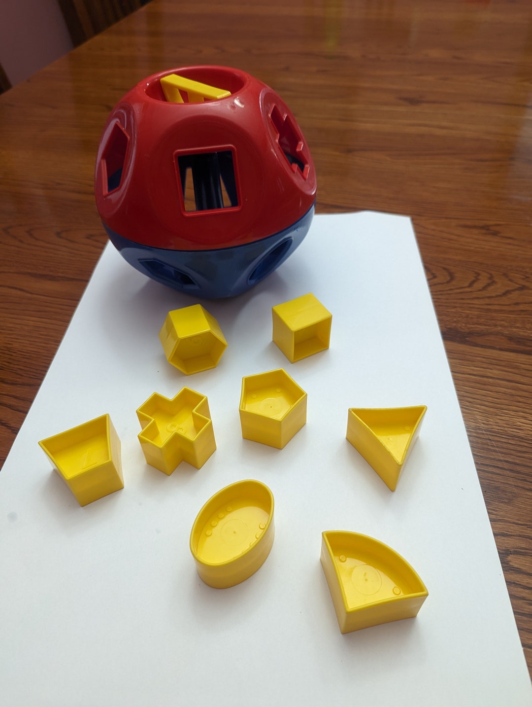 1970s Shape O Ball Tupperware Shape Sorter - Etsy