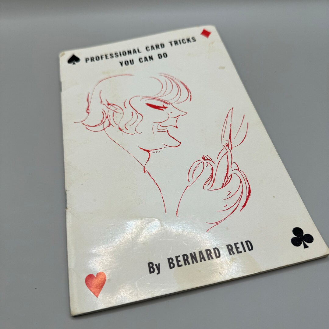 1976 "professional Card Tricks You Can Do" by Bernard Reid - Signed ...