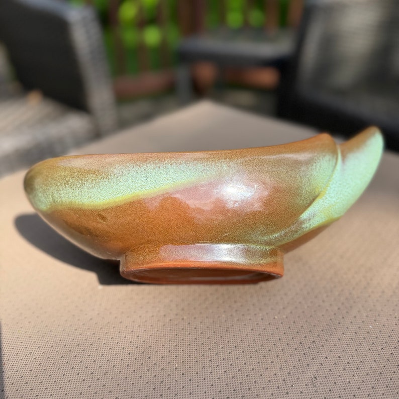 Frankoma Pottery Prairie Sandstone Boat Planter Vase 211 - Etsy