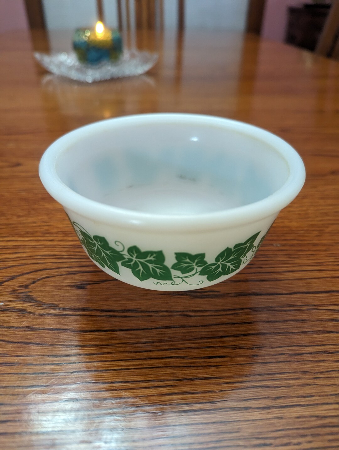 Hazel Atlas Green Ivy 5 Inch Bowl Vintage - Etsy