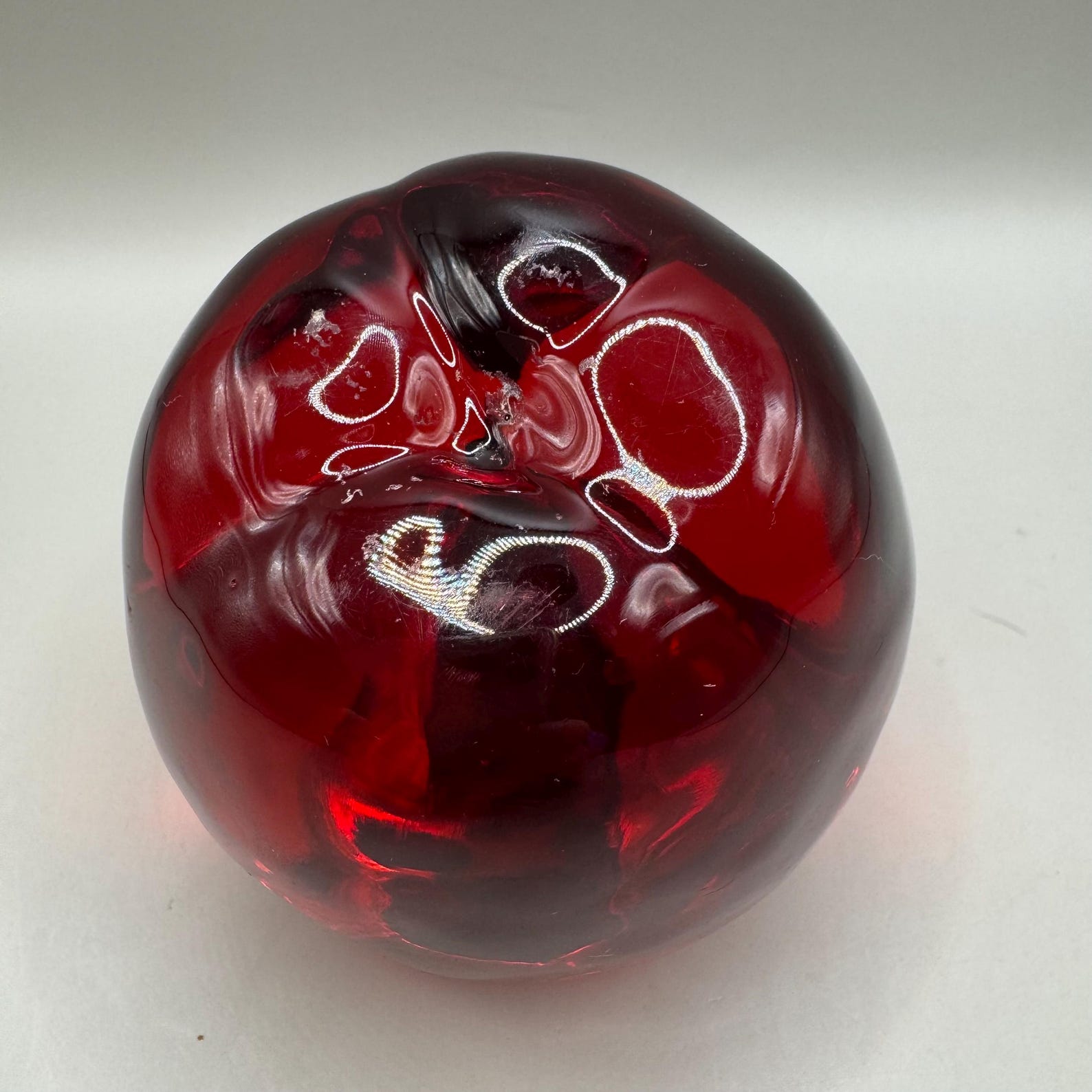 Lucite Acrylic Apple - Etsy