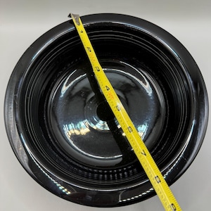 Black Fiestaware Bowl - Etsy