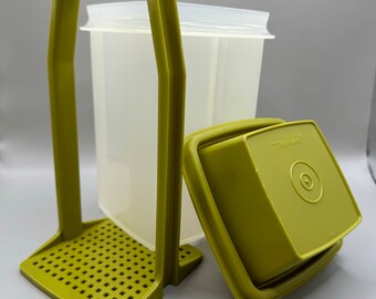 Vintage Tupperware Pickle Keeper 3 Piece Avocado Green, Tupperware Pic ...