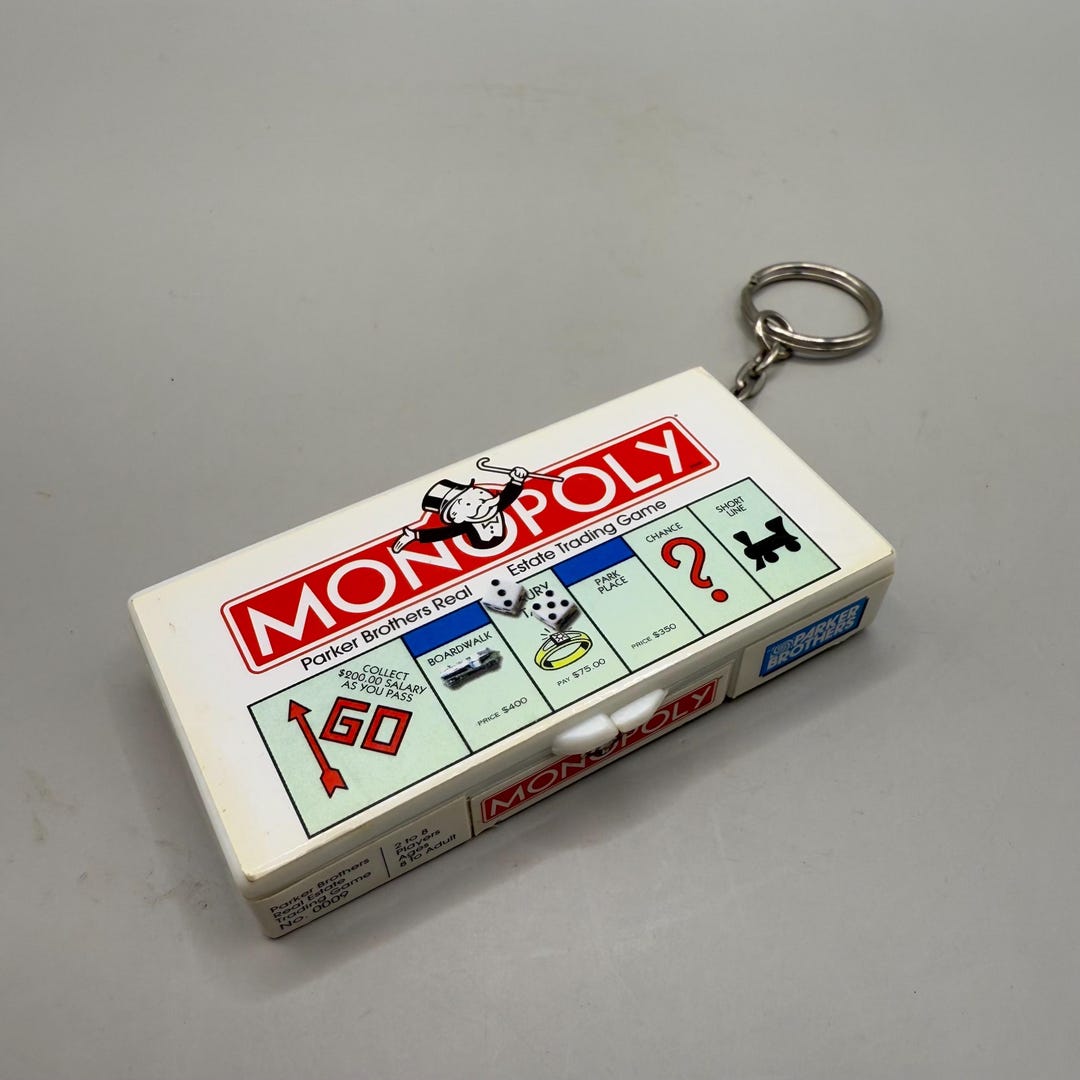 Monopoly Game Board Keychain - Etsy