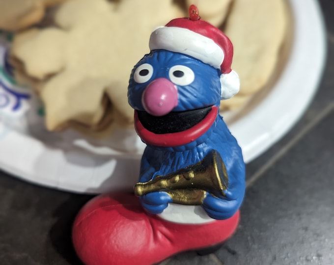 Christmas Ornament Sesame Street Grover in Red Boot - Etsy