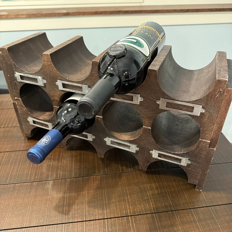 Modern Wine Rack - Etsy