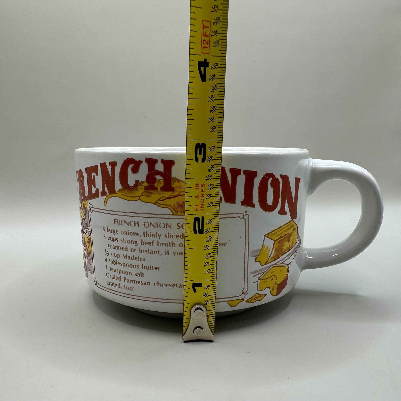 French Onion Soup Mug Mid Century Style - Etsy