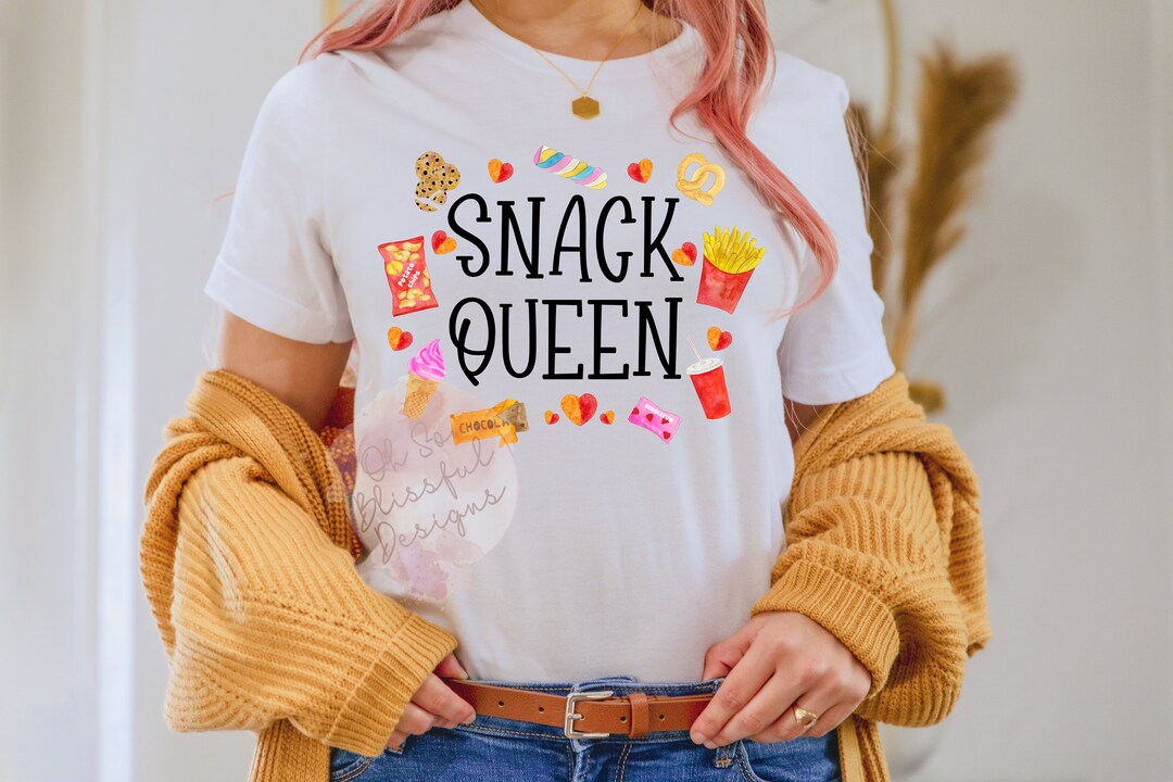 SNACK QUEEN PNG Sublimation Download File - Etsy