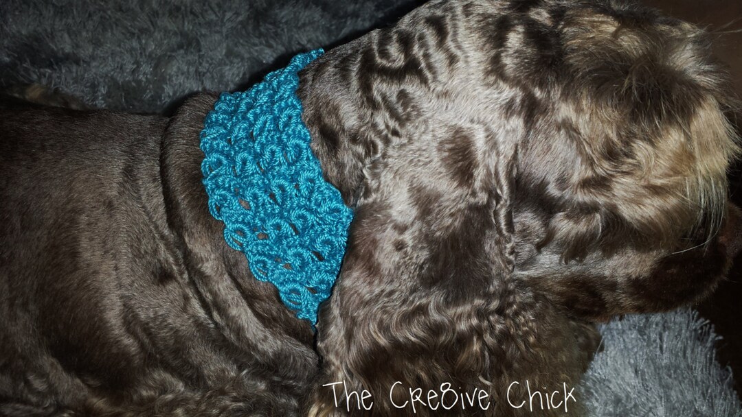 Dog Crochet Pattern ~ Puppy Scarf ~ Fashion Collar ~ Unique Pattern ...