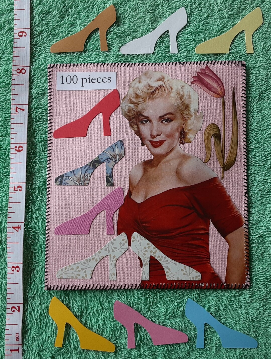 100 Paper High Heel Shoes Punch Outs Die Cuts Scrapbooking Card Making ...