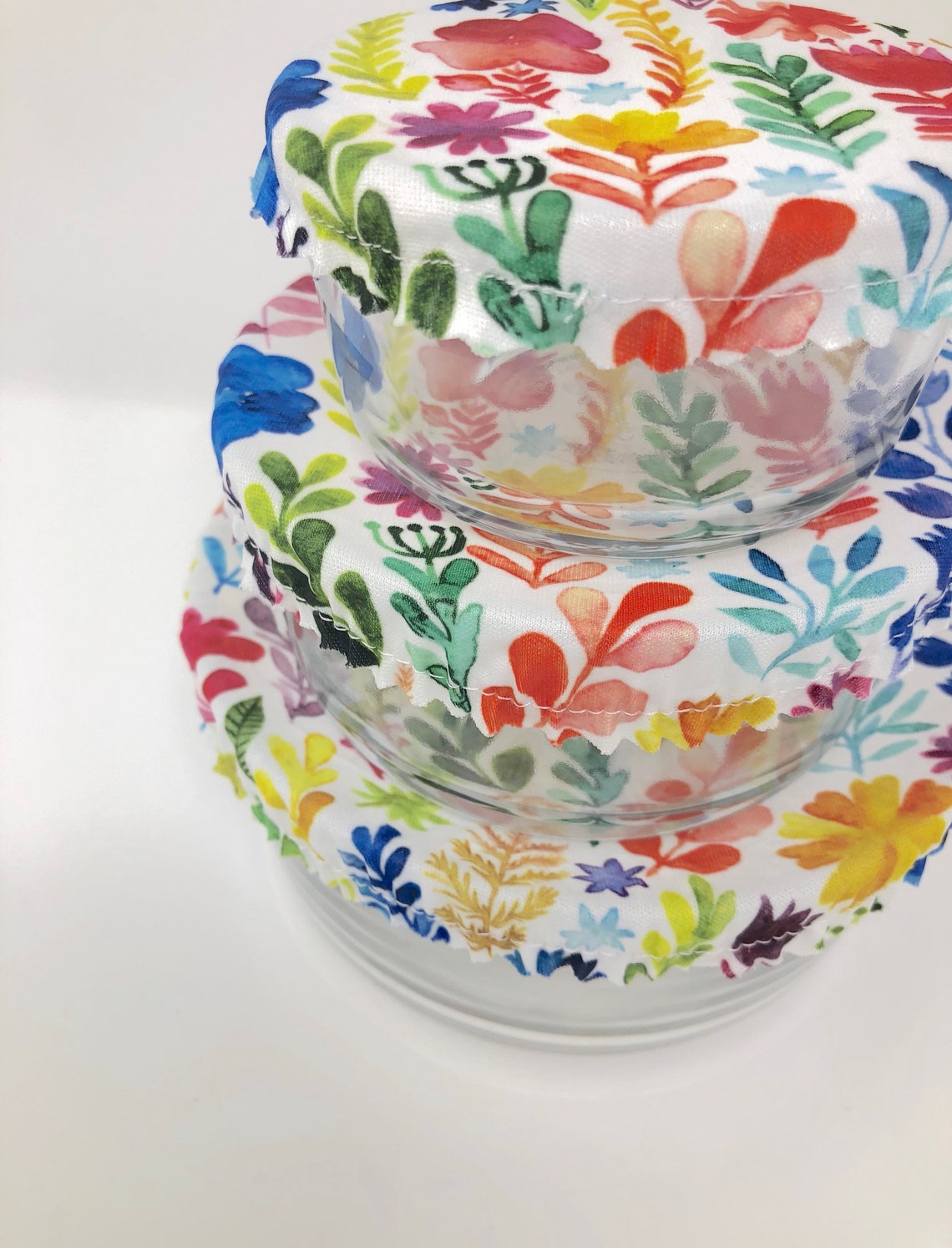Reusable Bowl Covers Mini Set, Garden Flowers - Etsy