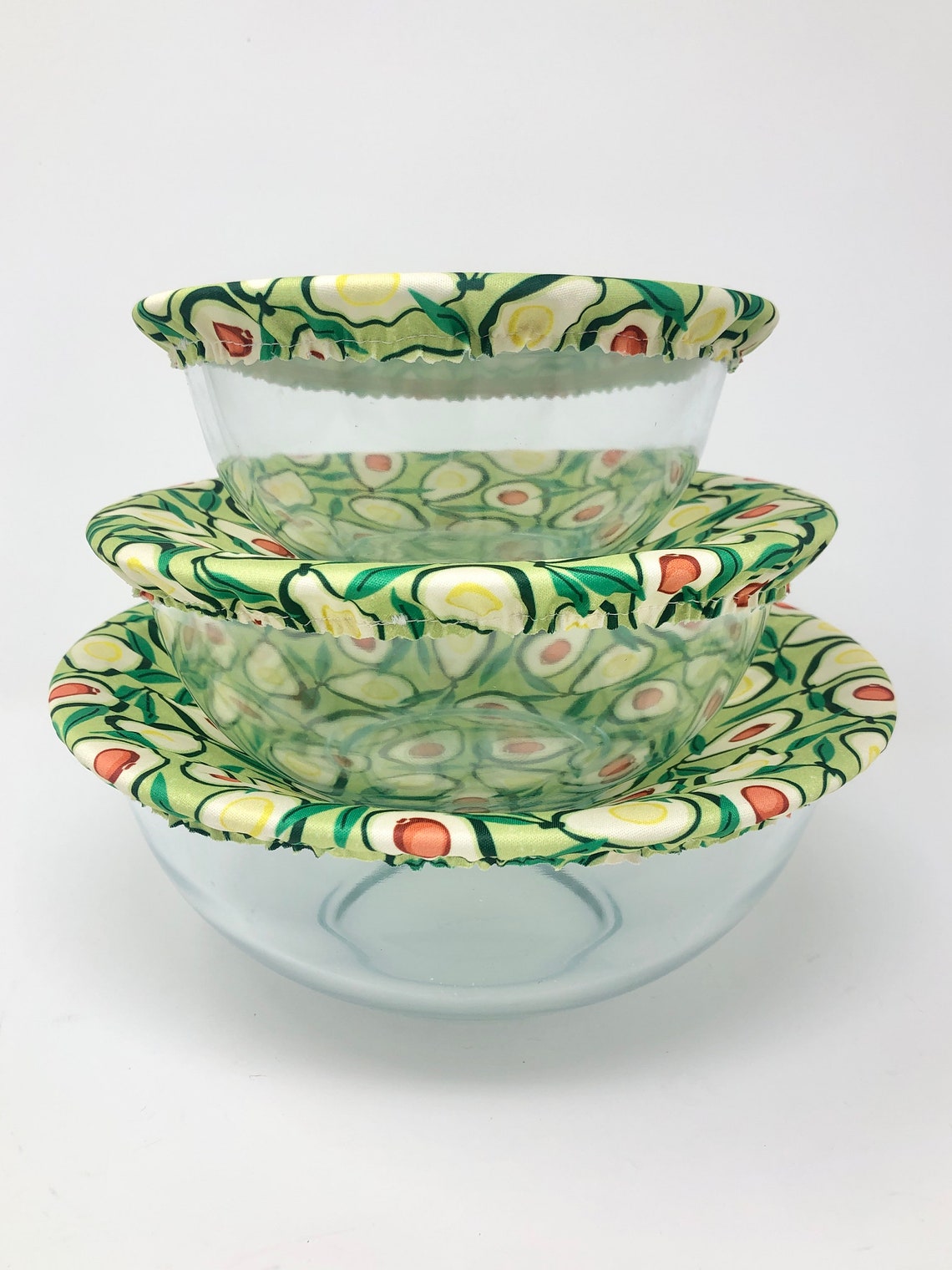 Reusable Bowl Covers Basic Set Avocados | Etsy