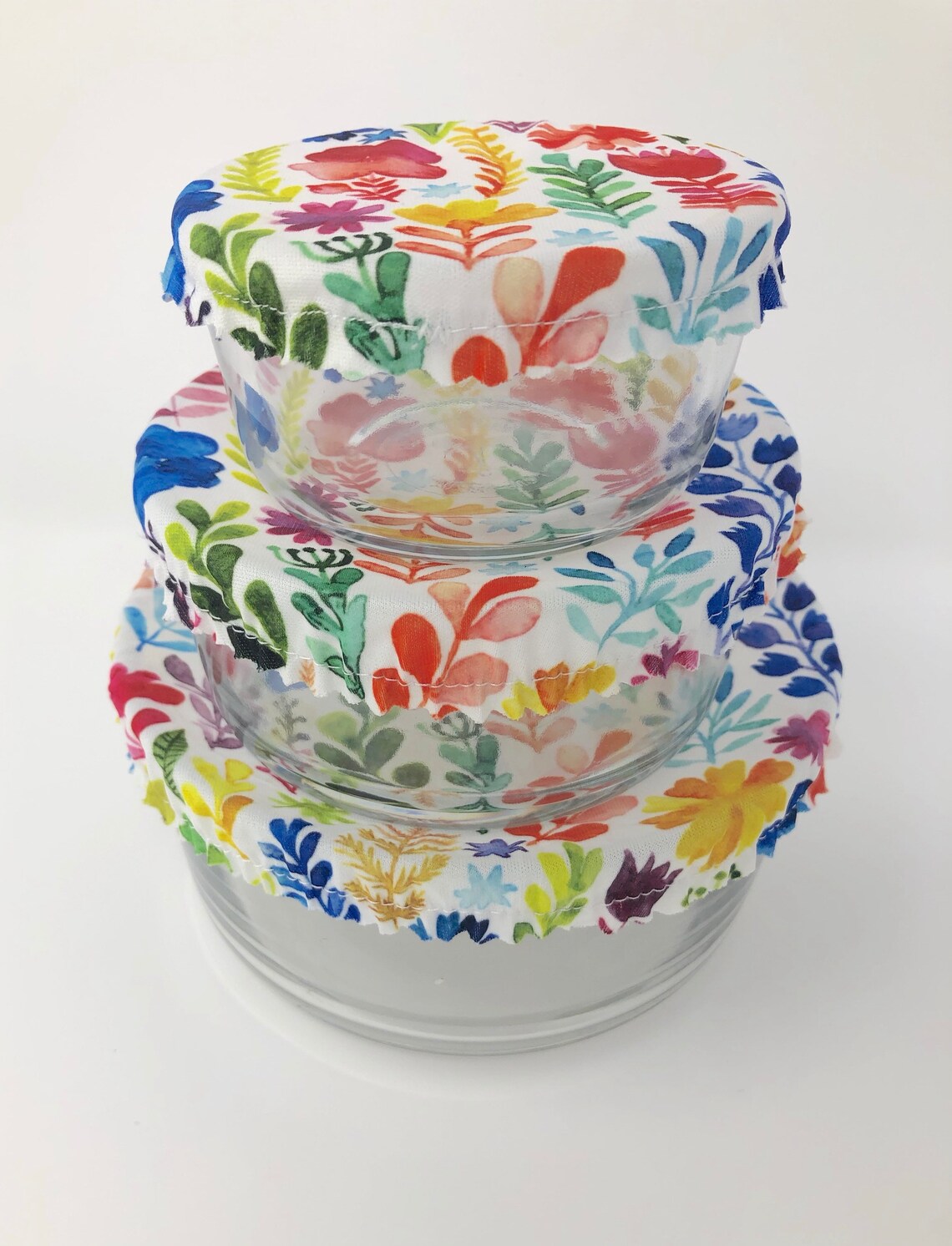 Reusable Bowl Covers Mini Set, Garden Flowers - Etsy