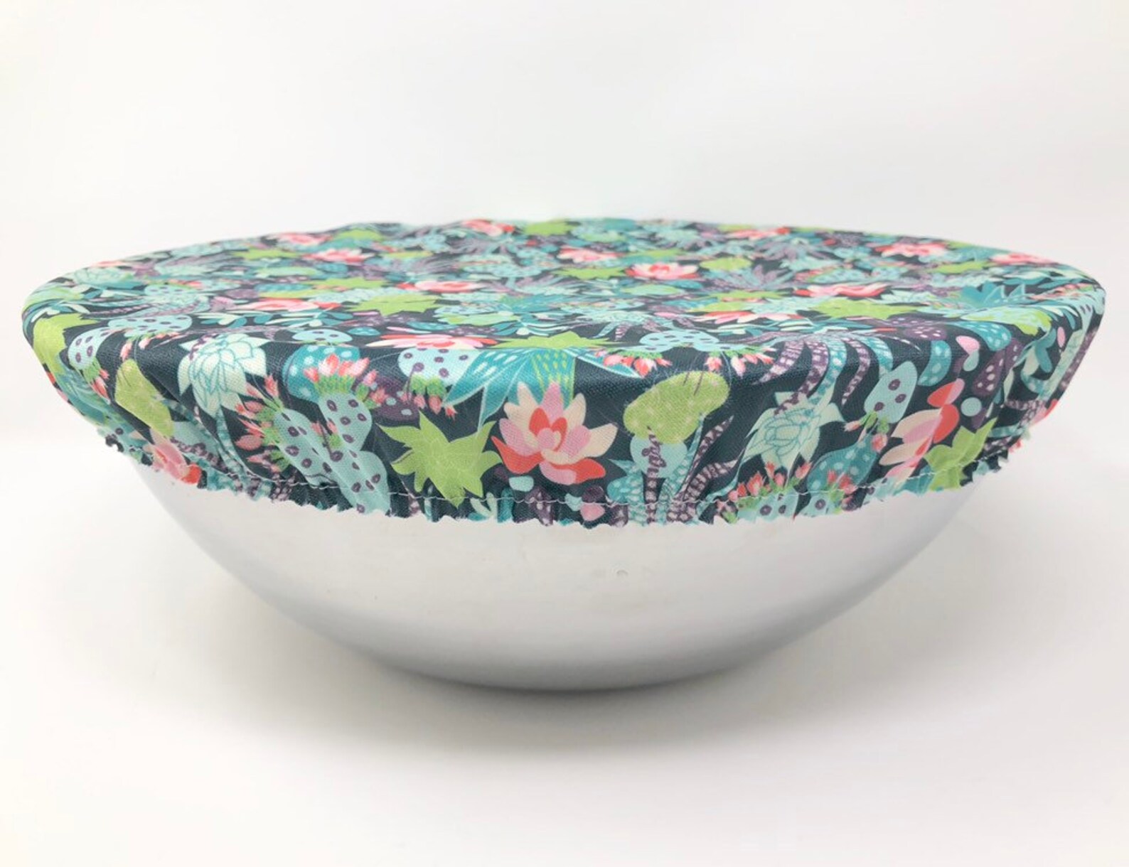 Reusable Extra Large Bowl Cover, Bloomin' Cactus & Succulents - Etsy