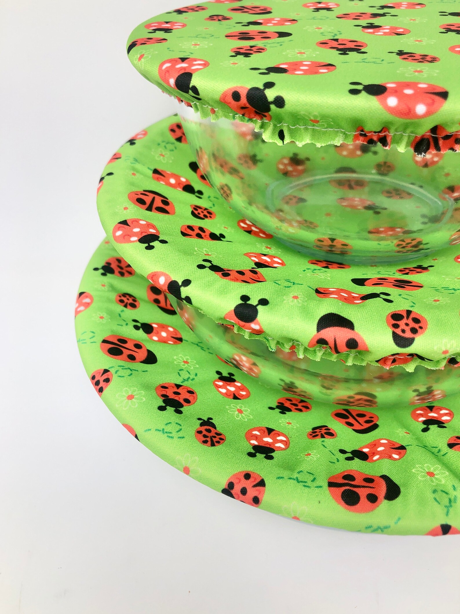Reusable Bowl Covers Basic Set, Ladybugs - Etsy