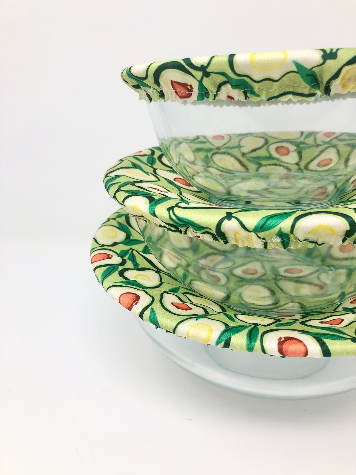 Reusable Bowl Covers Basic Set Avocados | Etsy