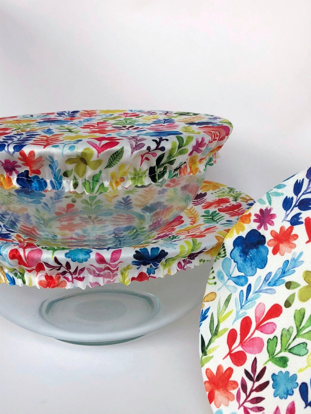 Reusable Bowl Covers Basic Set, Garden Flowers - Etsy