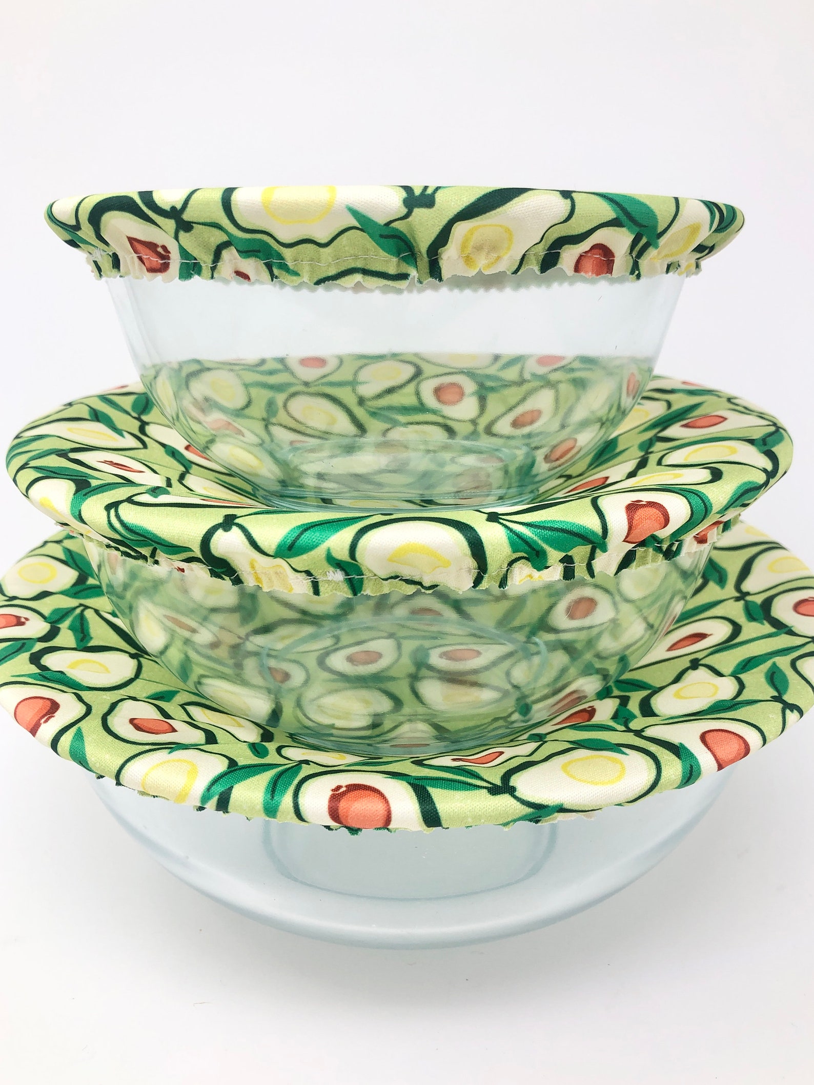 Reusable Bowl Covers Basic Set Avocados | Etsy