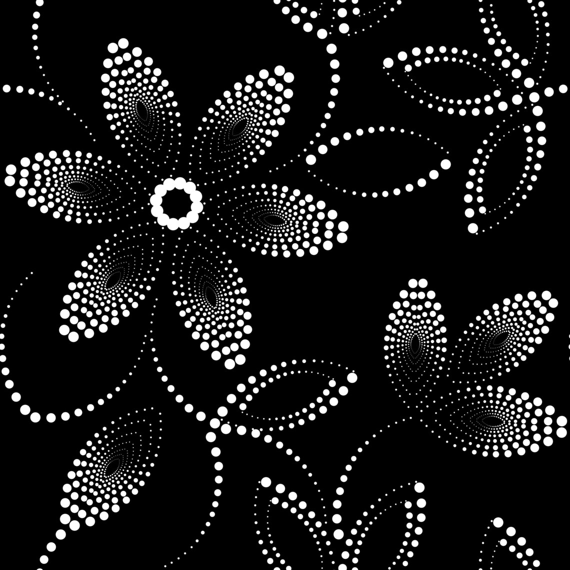 Reusable Bowl Covers Mini Set, Black & White Flowers - Etsy