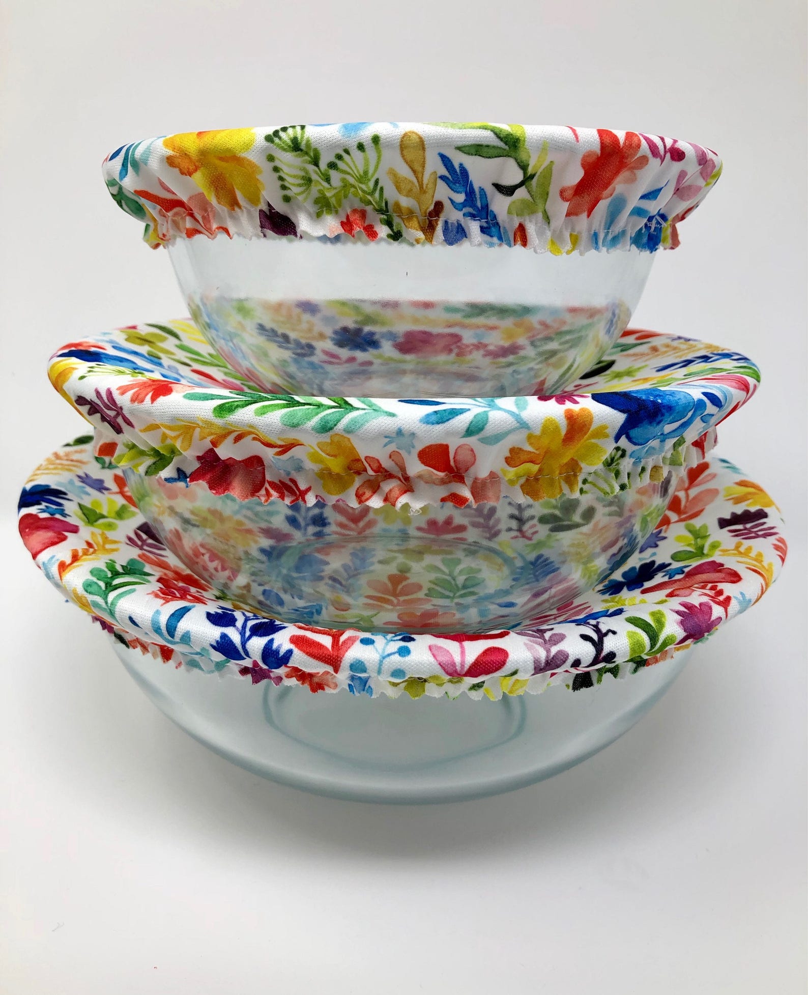 Reusable Bowl Covers Basic Set, Garden Flowers - Etsy