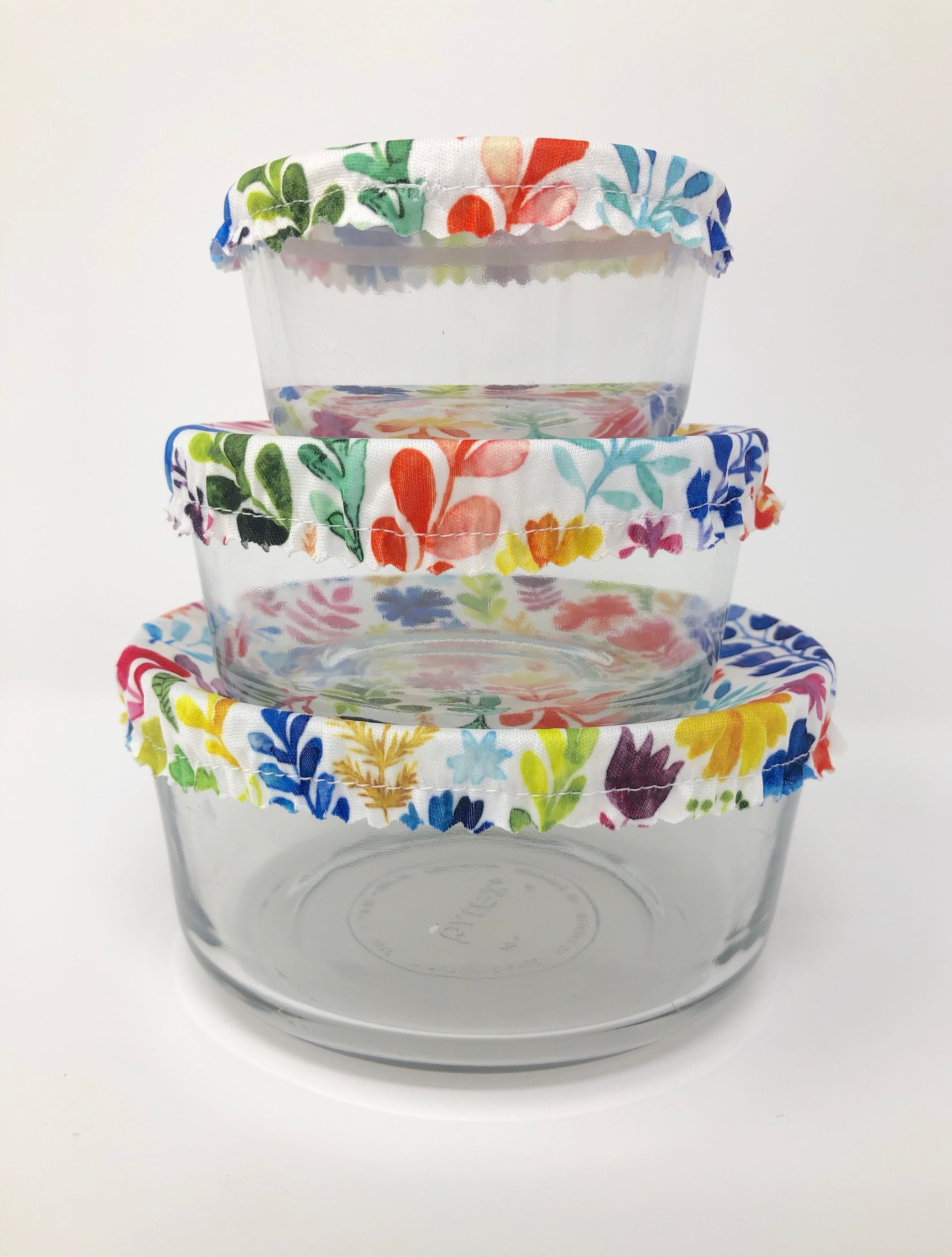 Reusable Bowl Covers Mini Set, Garden Flowers - Etsy
