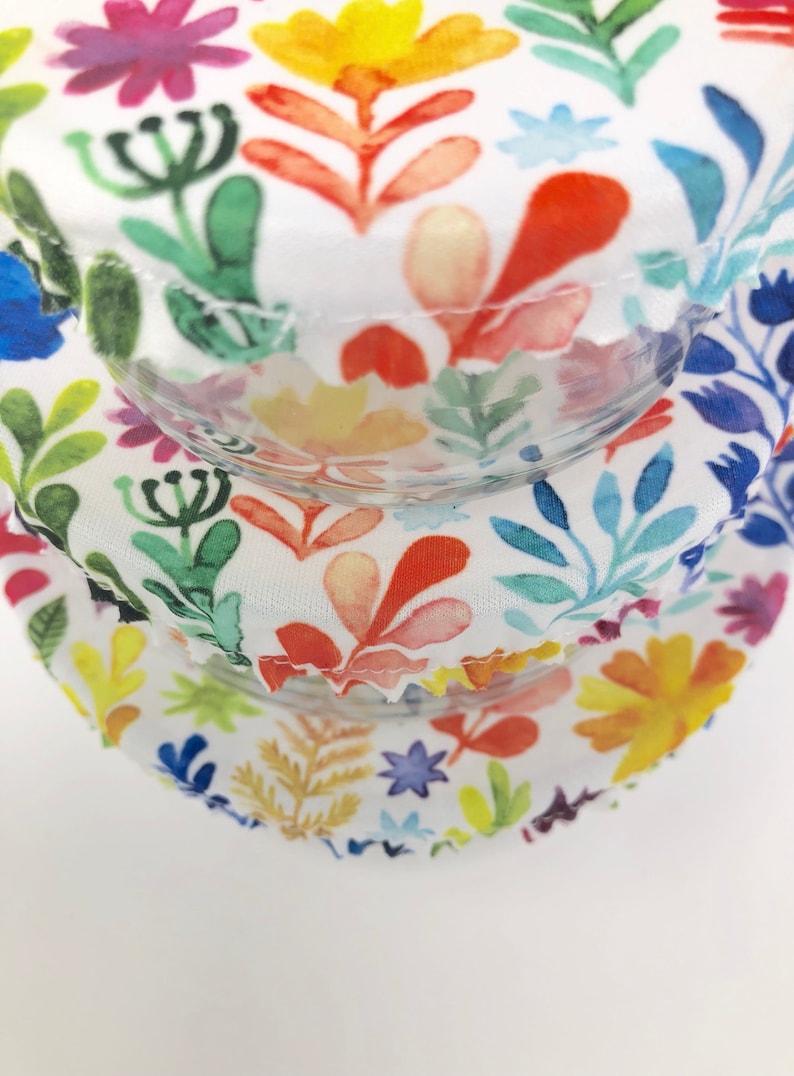 Reusable Bowl Covers Mini Set, Garden Flowers - Etsy
