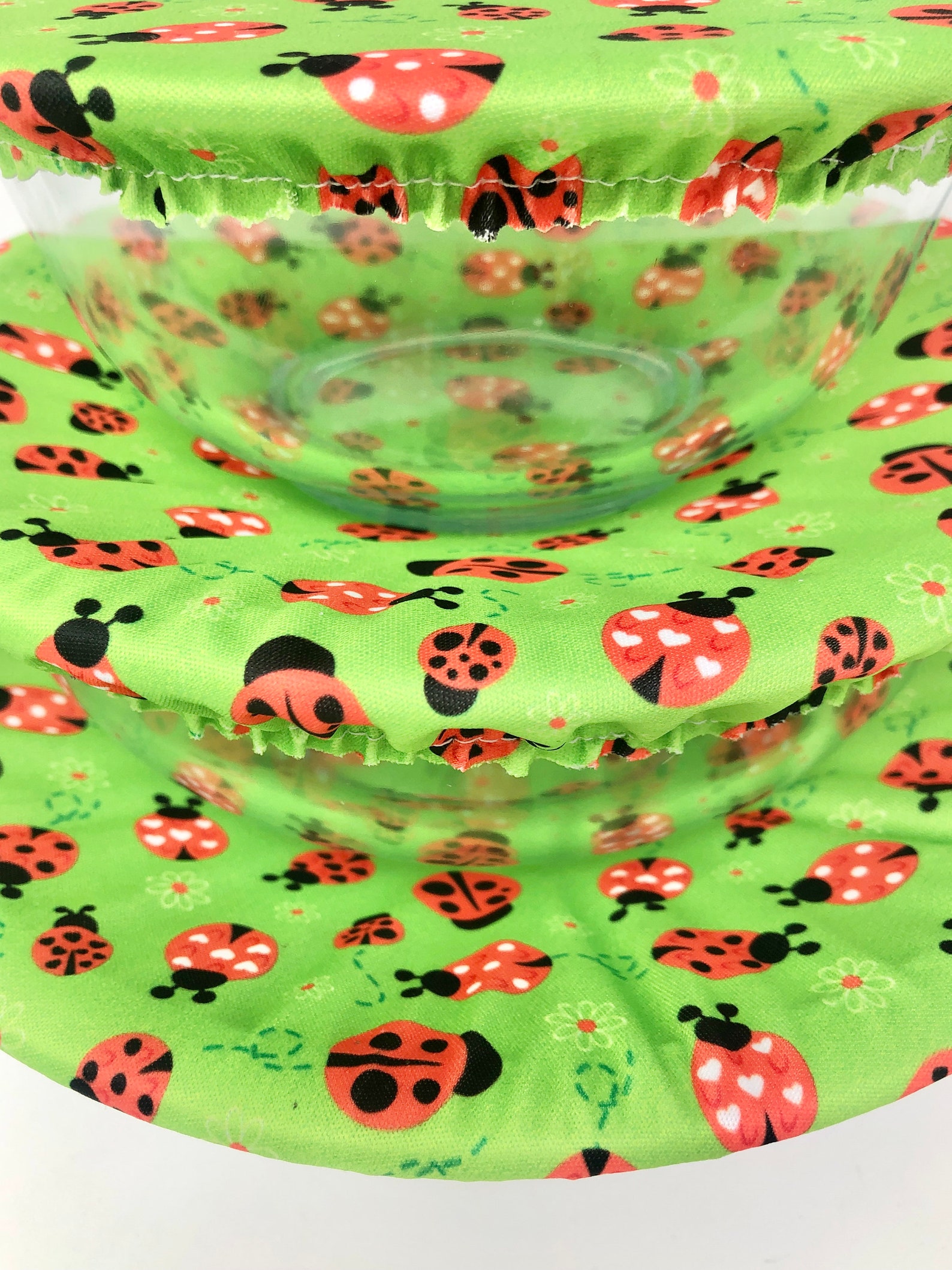 Reusable Bowl Covers Basic Set, Ladybugs - Etsy