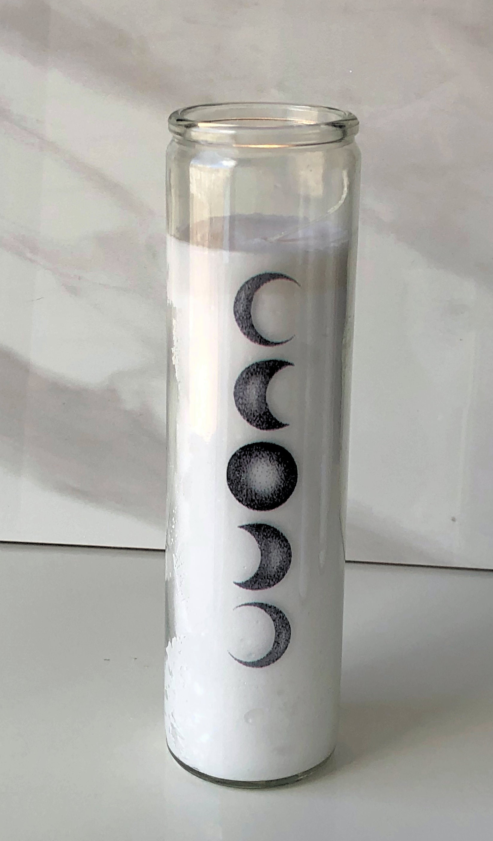 Moon Phases 7-day Candles Intention Candles - Etsy