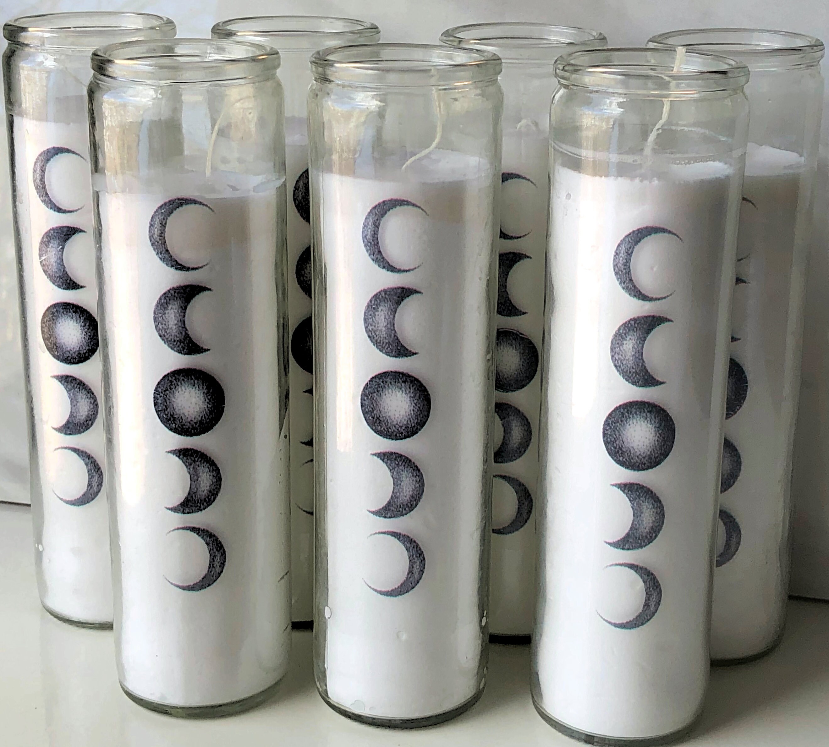 Moon Phases 7-day Candles | Intention Candles - Etsy