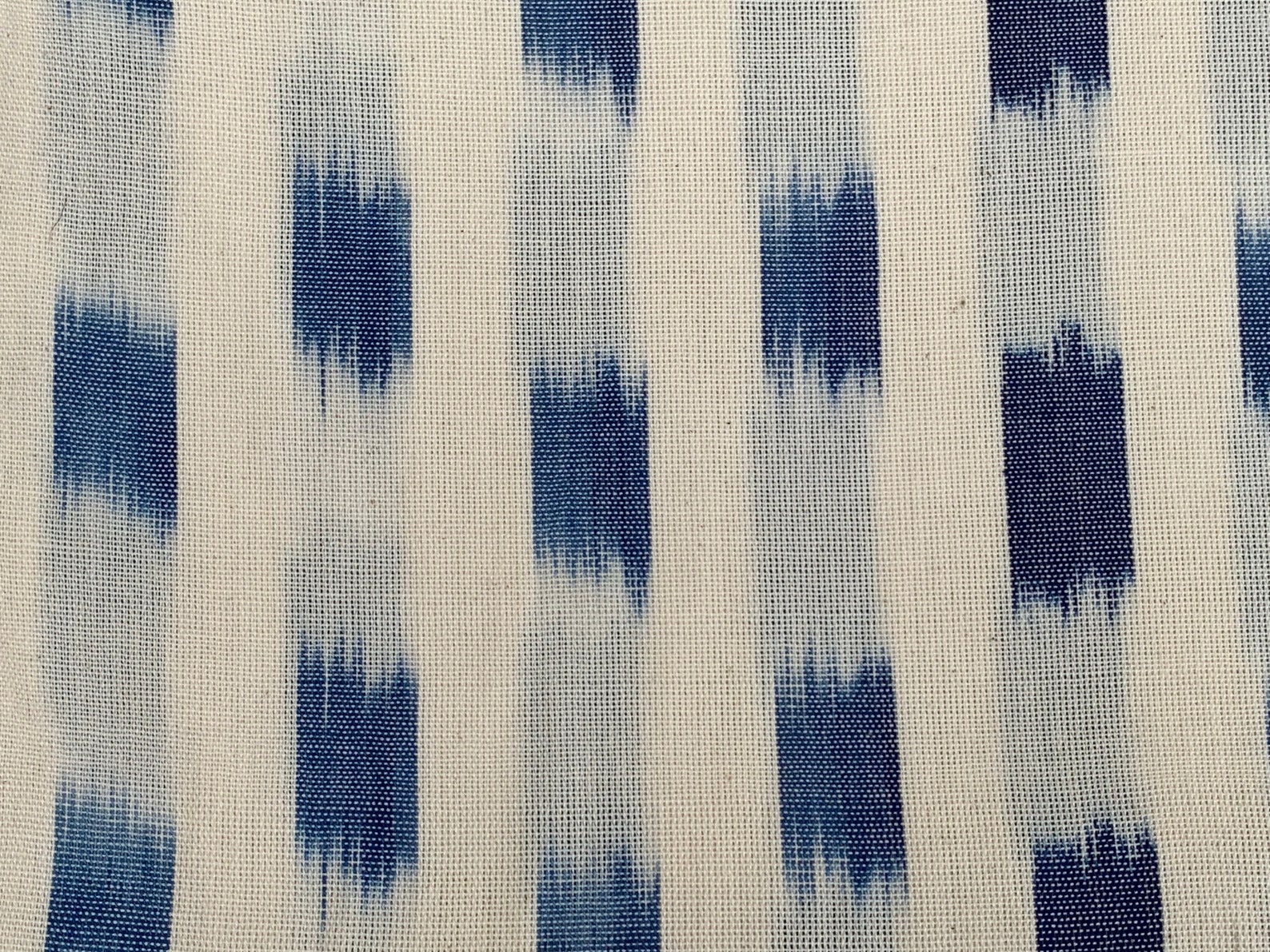 NEW White and Blue Ikat Fabric 201 Ethnic Fabric From - Etsy