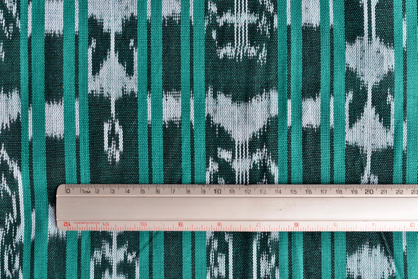 Green Ikat Fabric 131 Ethnic Fabric from Guatemala | Etsy