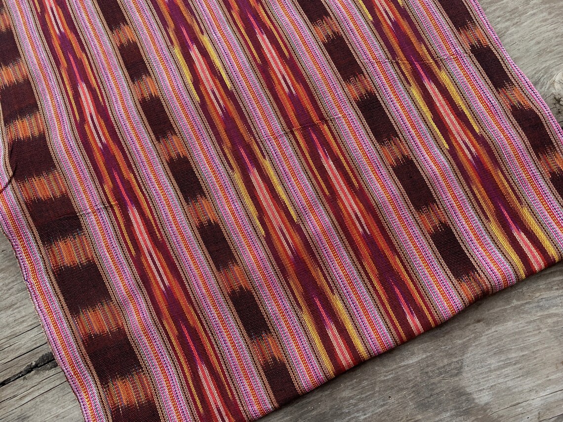 Mayan Ethnic 70 Guatemalan Fabric Handmane Ikat Fabric | Etsy