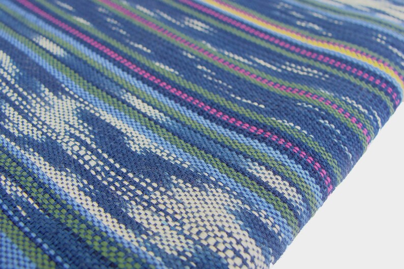Guatemalan Fabric 11 Handwoven Ikat Fabric from Guatemala | Etsy