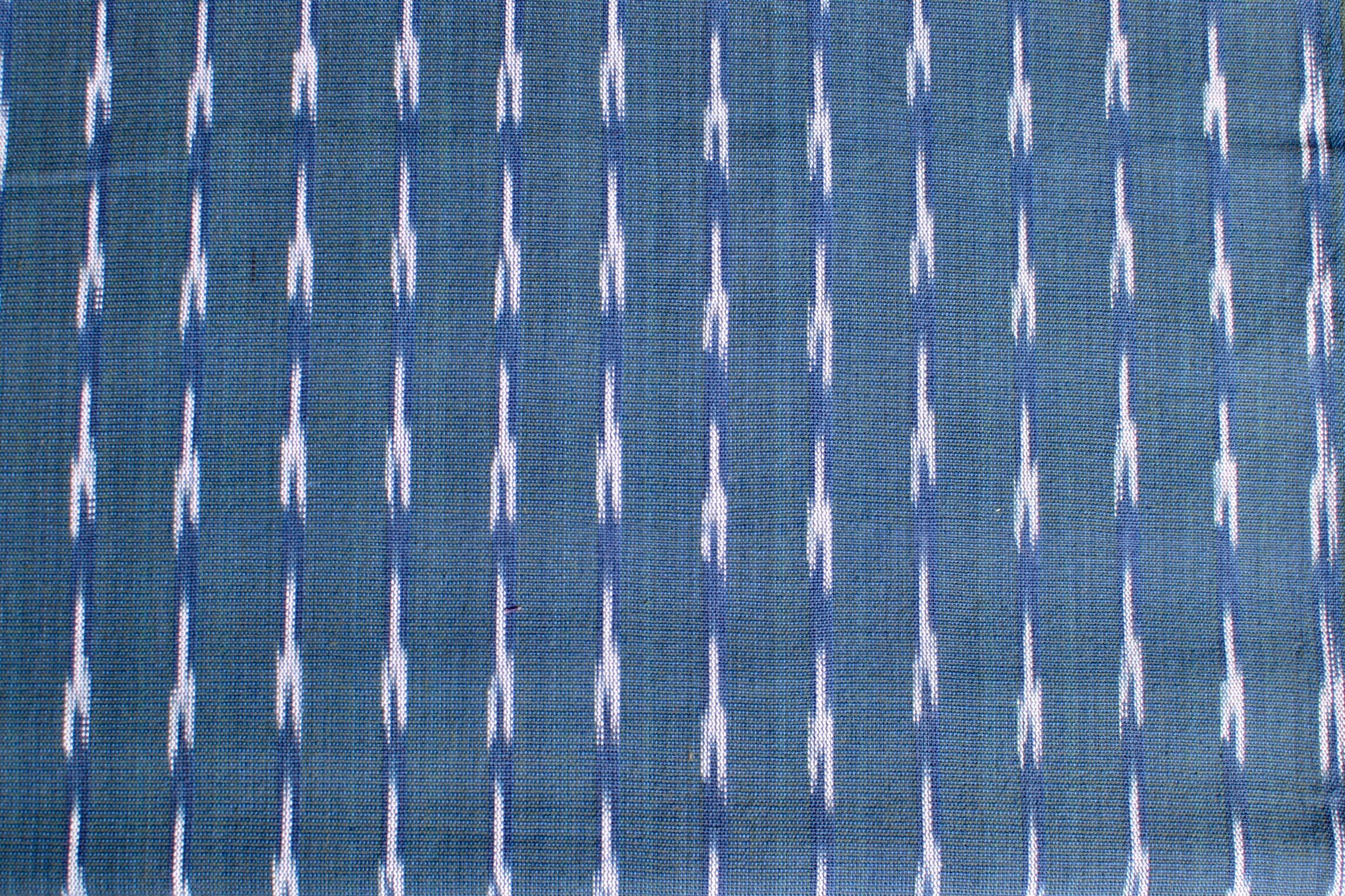 Blue Handmade Fabric 35 from Guatemala 100% Cotton Sold | Etsy
