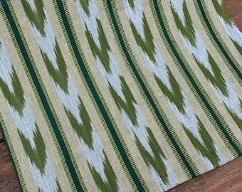 Green Ikat Fabric - Etsy