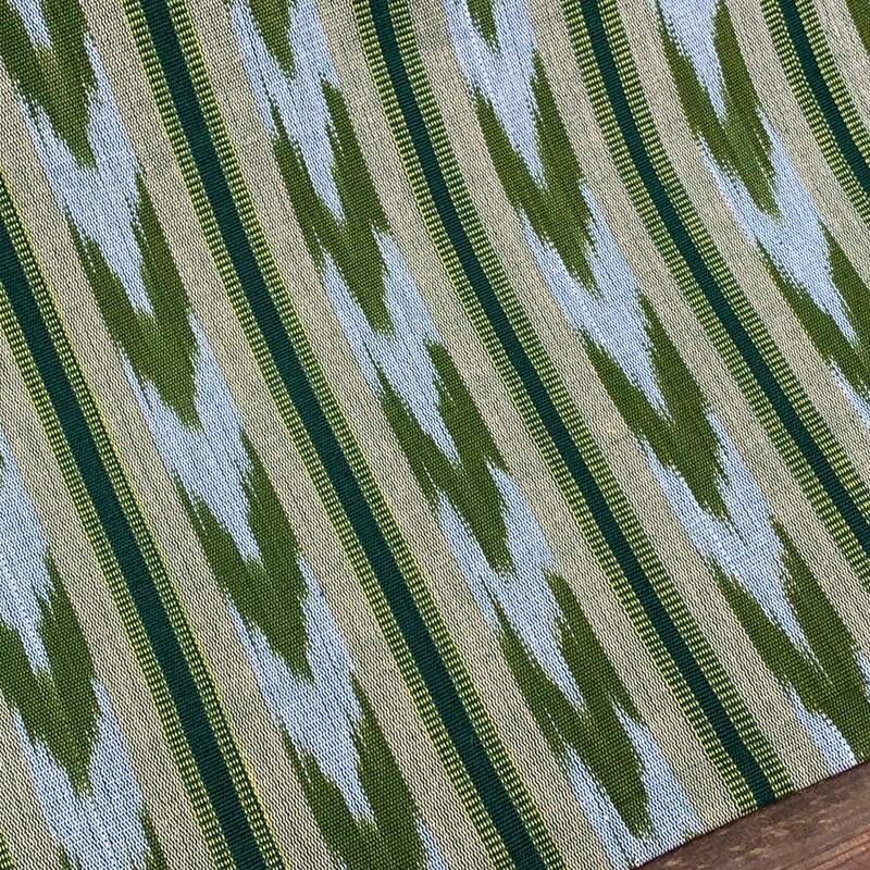 Green Ikat Fabric - Etsy