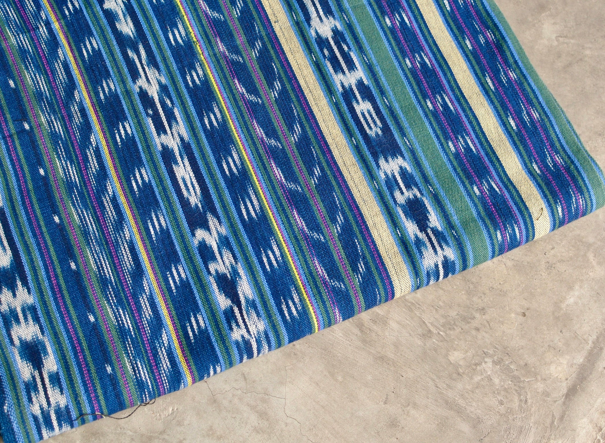 Guatemalan Fabric 11 Handwoven Ikat Fabric from Guatemala | Etsy