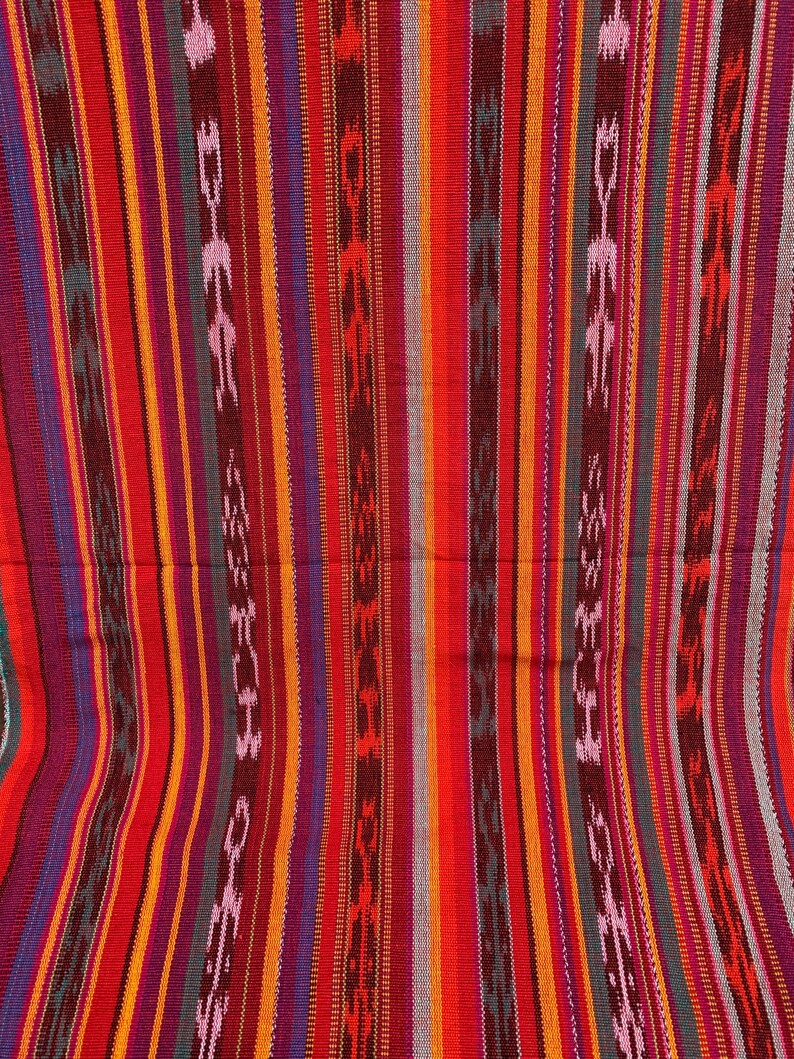 Nuevo PRIME JP22 Red Ikat Tela Maya 100% Algodón Tejido | Etsy