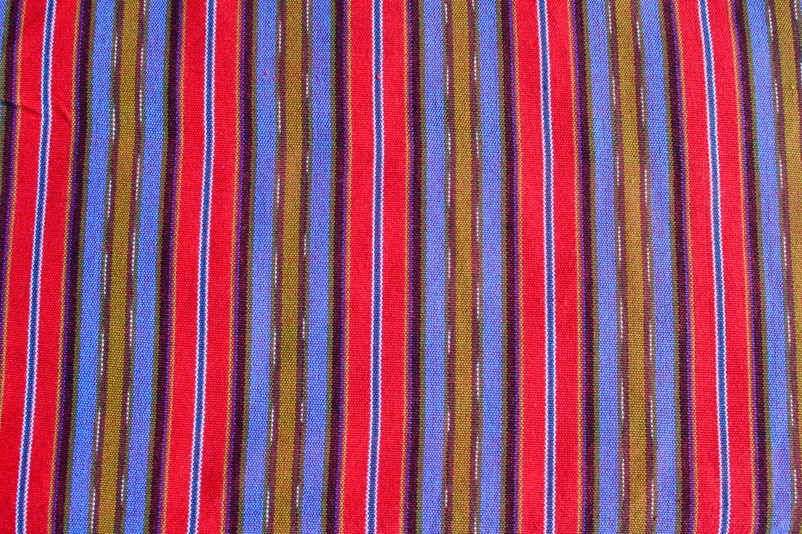 Striped Fabric 76 Tribal Fabric South American Fabric | Etsy