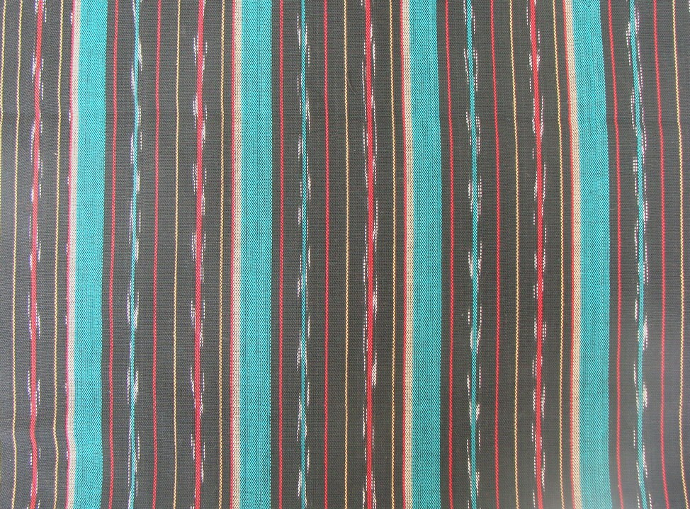 Handloomed Textile 12 100% Cotton Striped Fabric from | Etsy