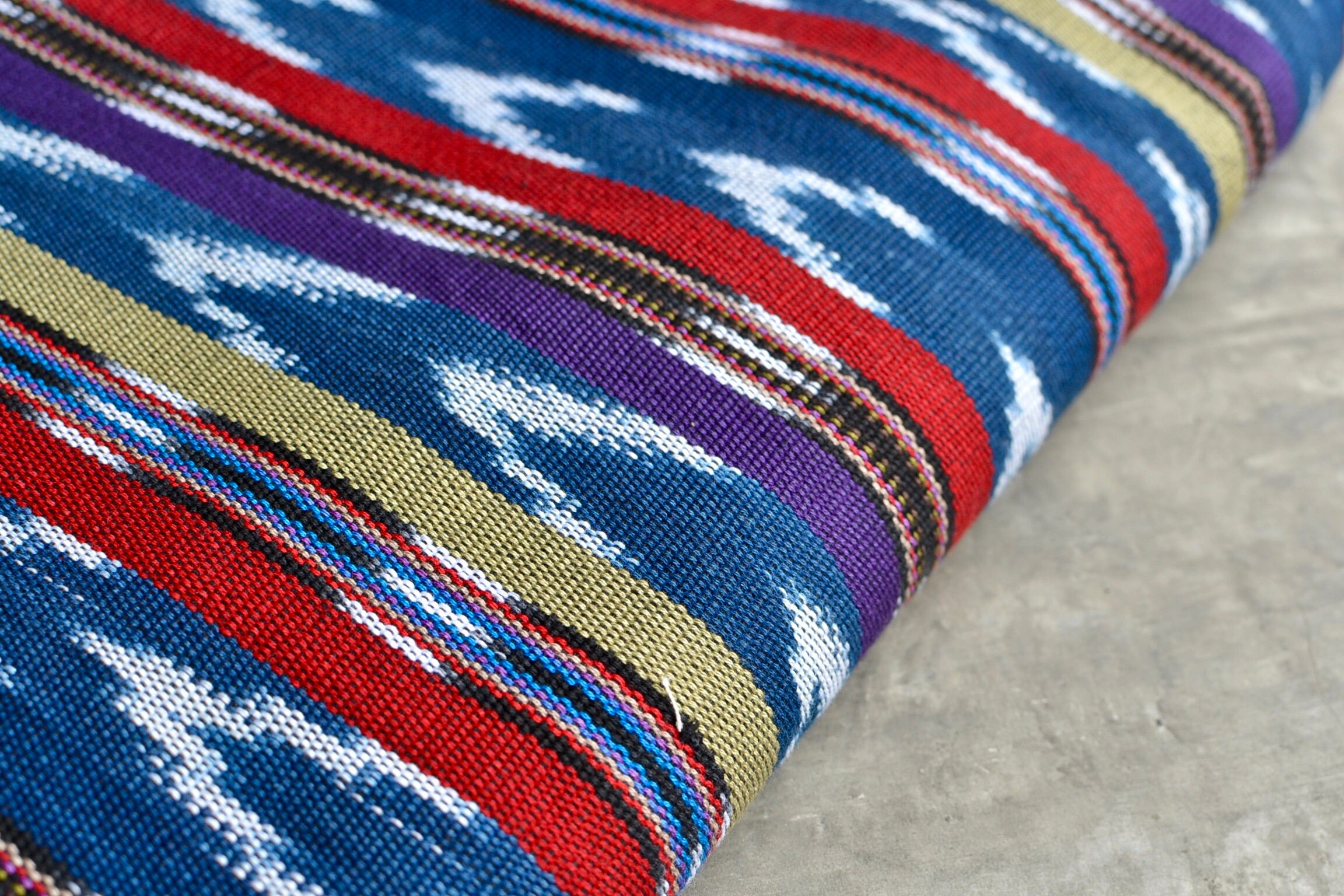 Mayan Jasper Fabric 19 100% Cotton Handwoven From | Etsy