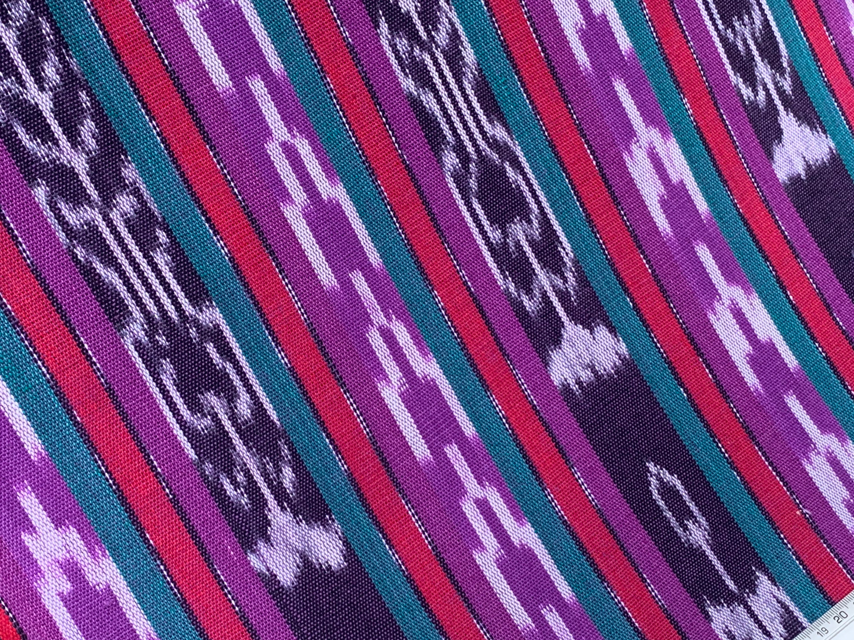 NEW Pink and Purple Ikat Fabric 181 Ethnic Fabric from | Etsy