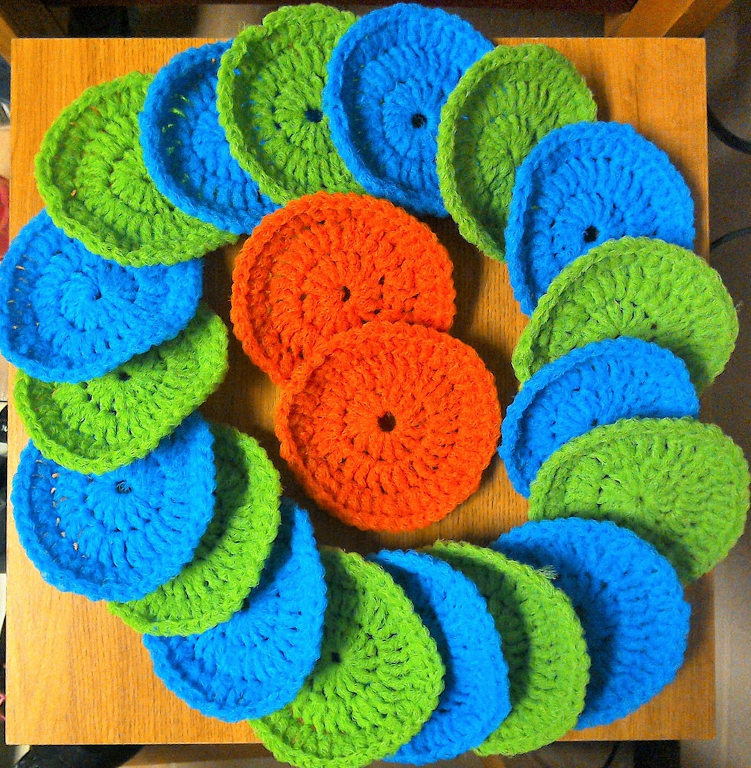 Large Pot Scrubbies, Crochet Large Pot Scrubber, Giant Scrubby, Kitchen ...